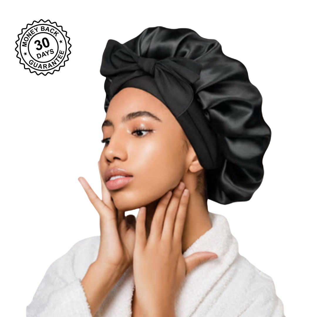 StayPut Luxury Silk Bonnet – CalmaPublic